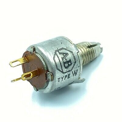 500Ohm 0.5W Single Turn Goldpin Potentiometer Type W Allen Bradley ...