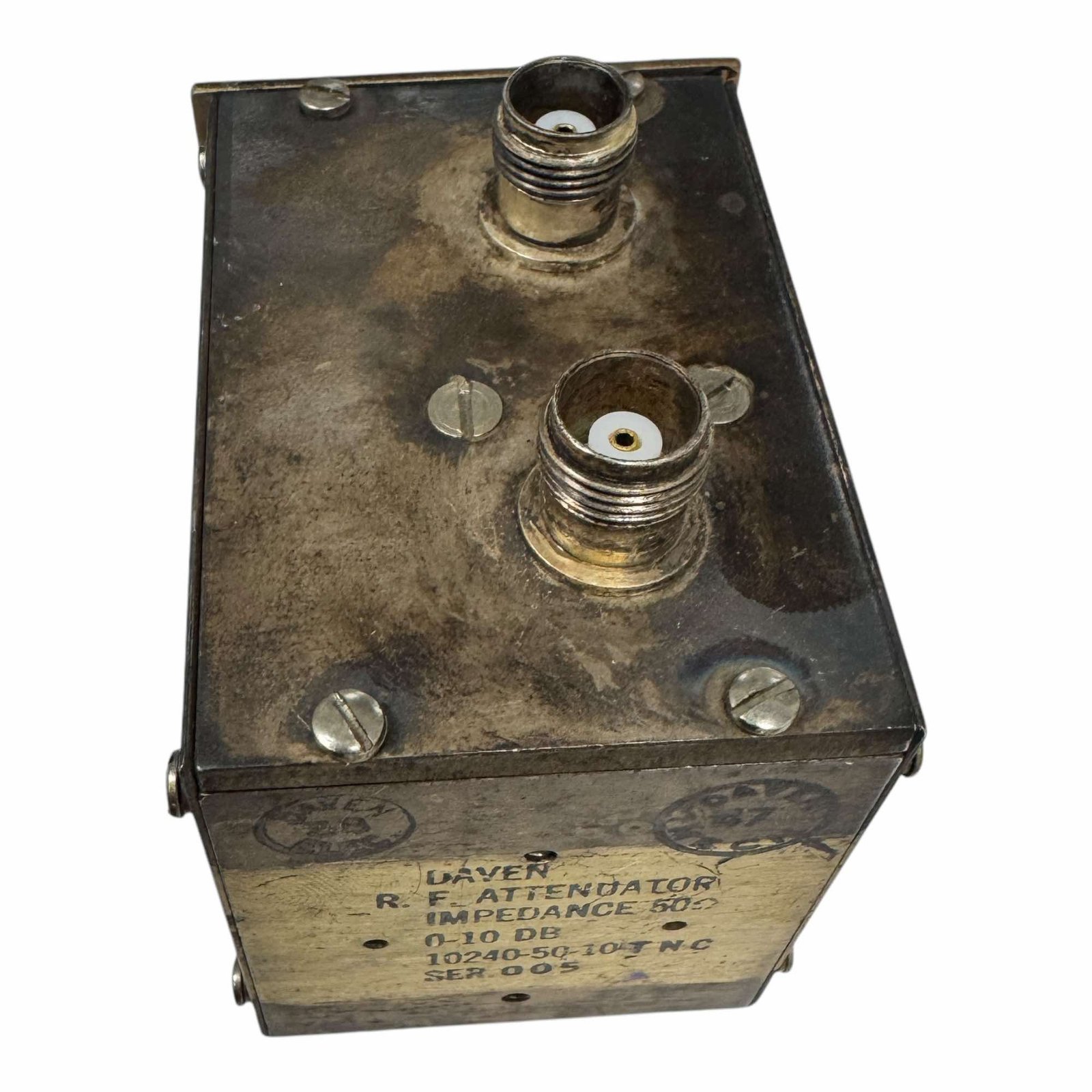 10240-50-10 Daven RF Variable Attenuator TNC (f) 0-10dB 1dB/Step